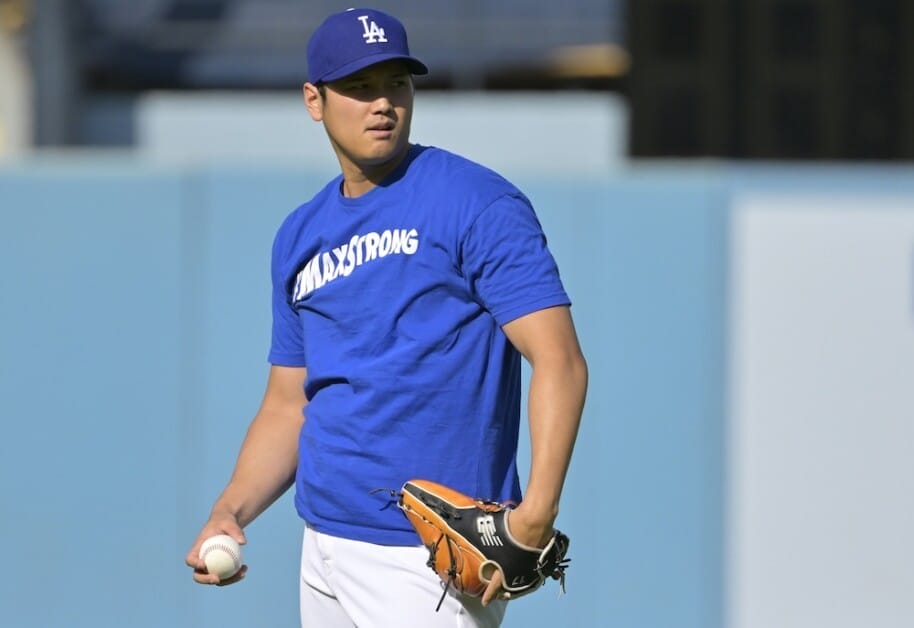 Shohei Ohtani Throws Off Mound For First Time In 2024 - SportsCity.com