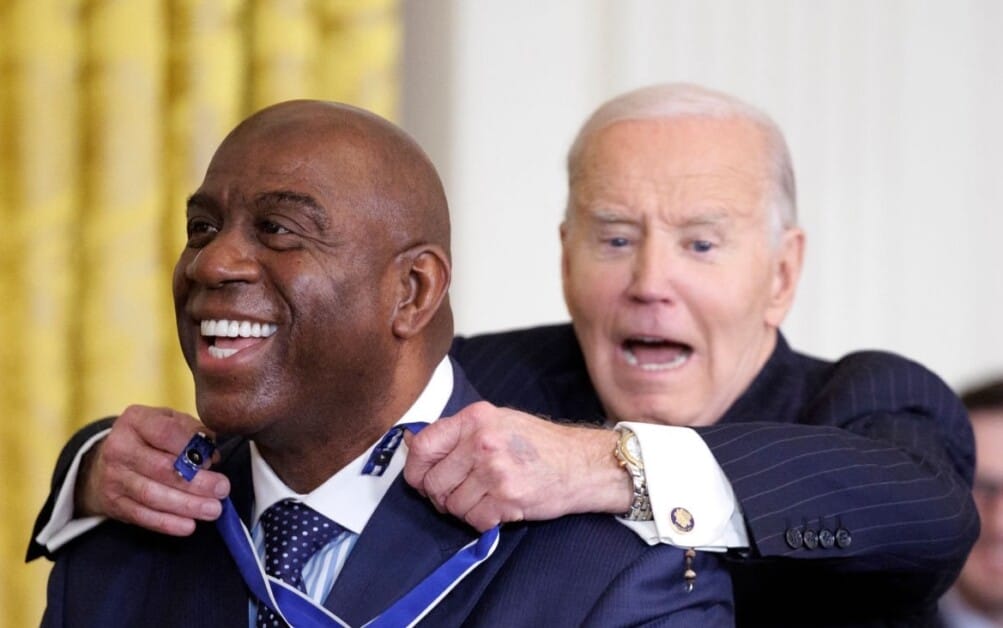 Dodgers Part-Owner Magic Johnson ‘Overwhelmed’ To Receive Presidential ...