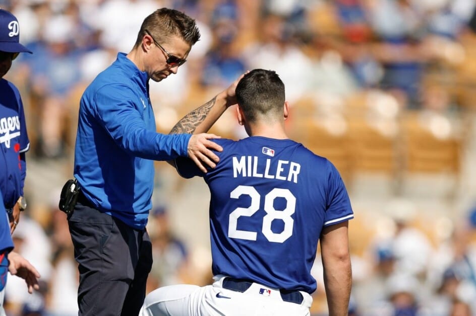 Dodgers Spring Training: Bobby Miller ‘Feeling Better’ After Being Hit By Comebacker ...