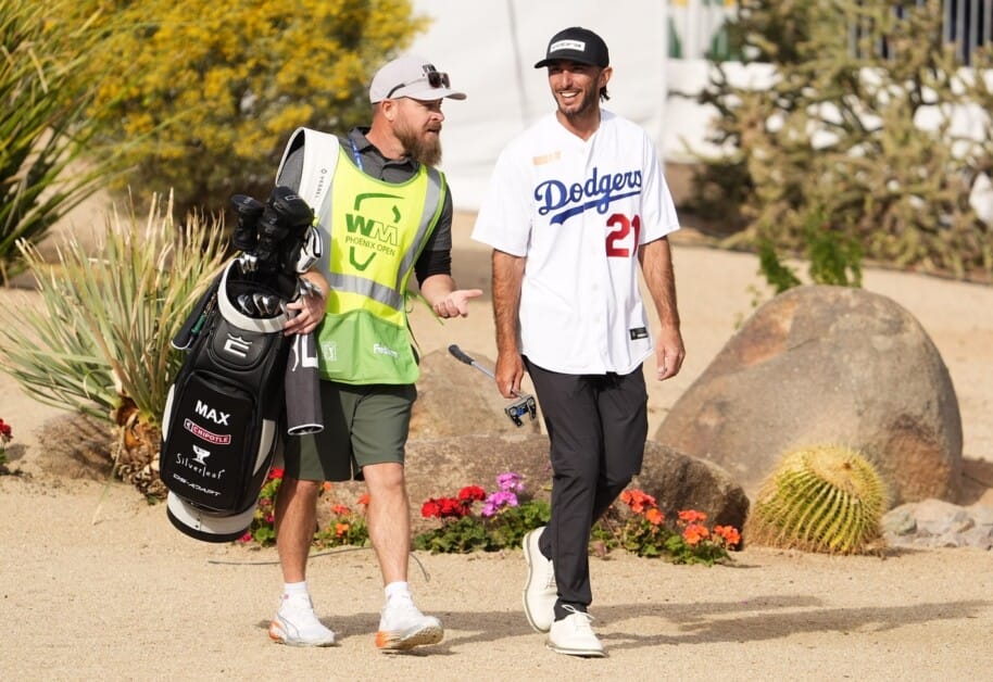 PGA Tour Star Max Homa Wears Walker Buehler Dodgers Jersey At 2025 WM ...